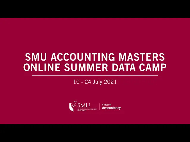 Master of Science in Accounting (Data & Analytics) (MSA) | SMU PG ...
